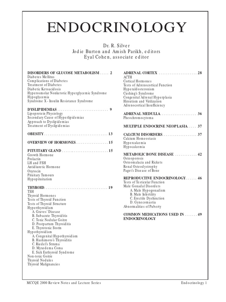 Endocrinology | PDF | Thyroid | Thyroid Stimulating Hormone