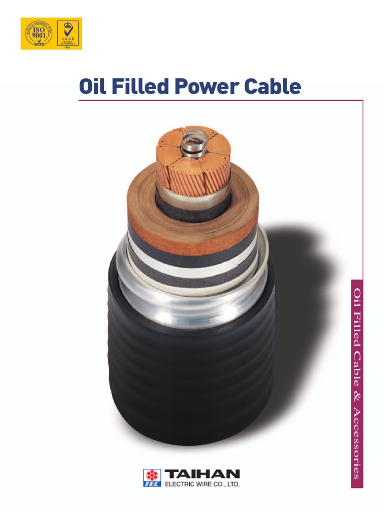Taihan Oil Filled High Voltage Cables | PDF | Insulator (Electricity ...