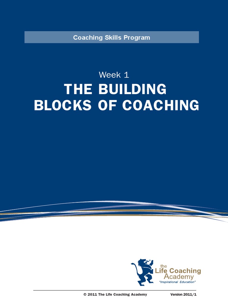 Coaching Skills Program | PDF | Psychotherapy | Mentorship