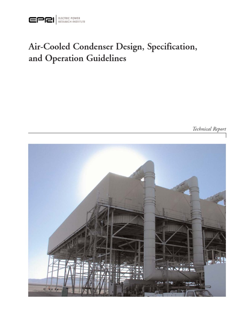 Air Cooled Condenser Design, Spec & Operation Guideline | PDF
