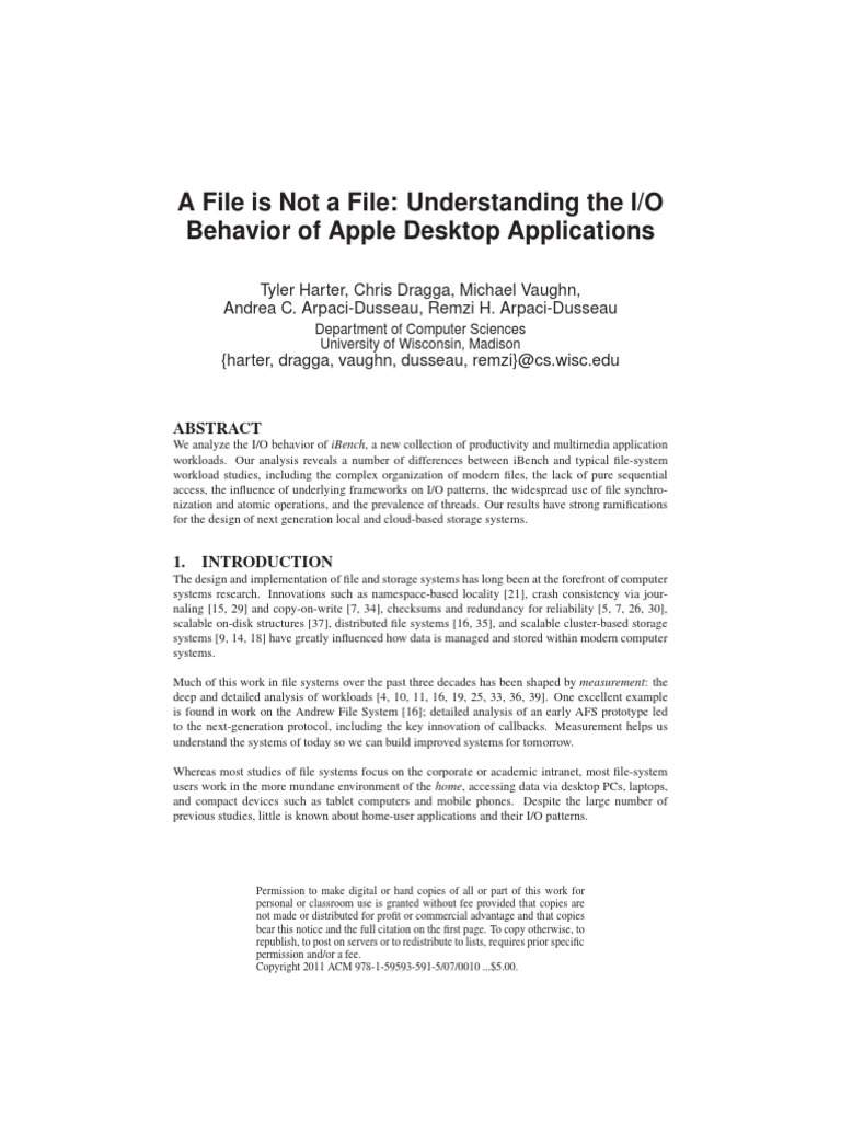 A File Is Not A File | PDF | I Work | I Life