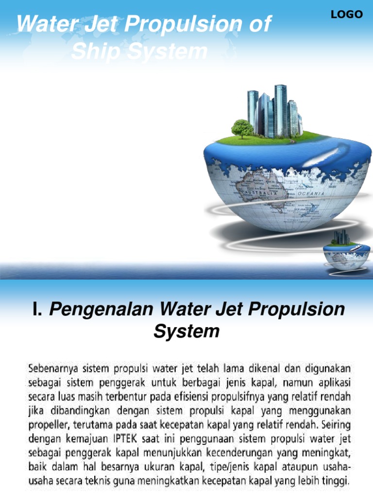 Water Jet Propulsion of Ship System: Group | PDF