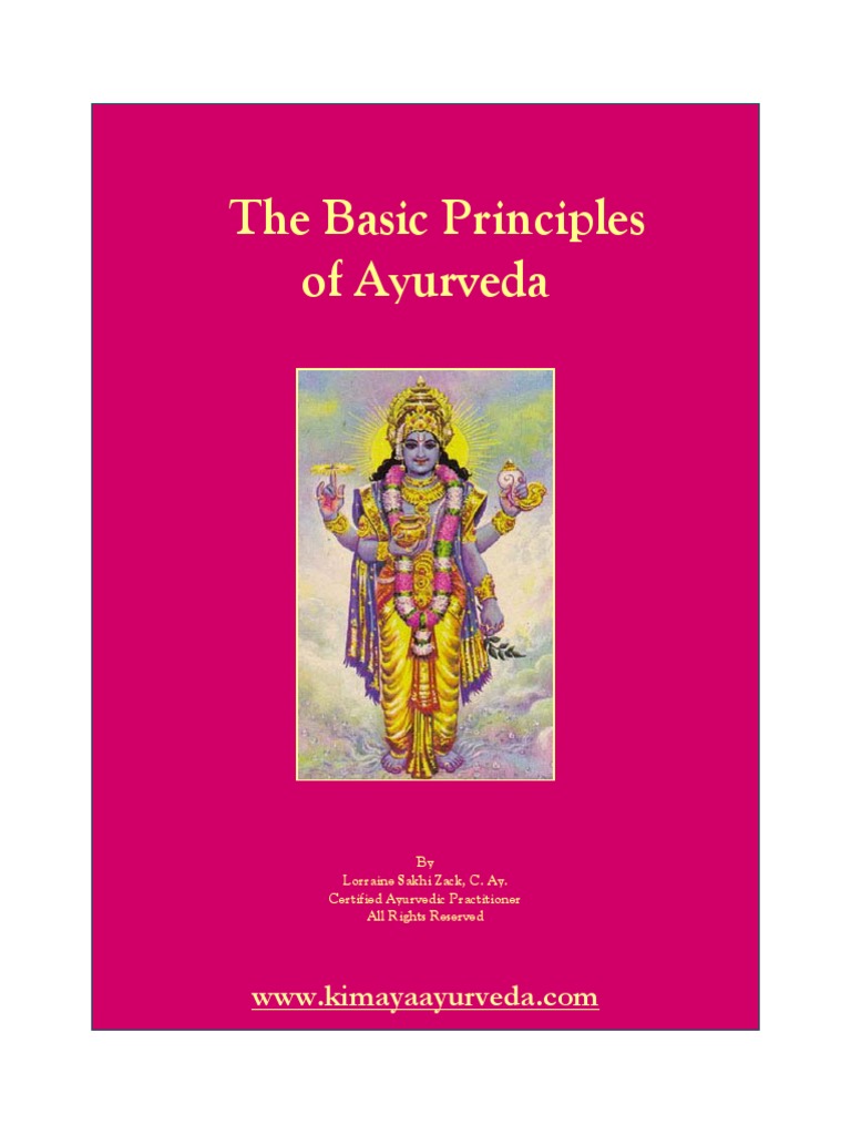 Ayurveda Basic Principles | PDF
