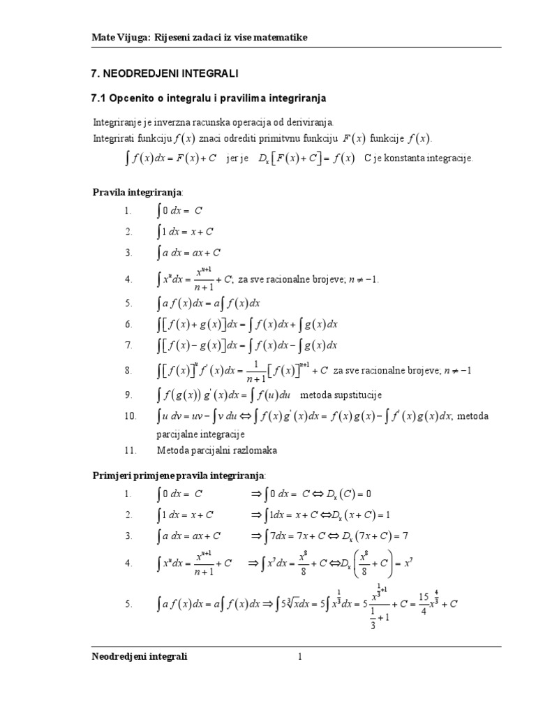 Neodredjeni_Integrali