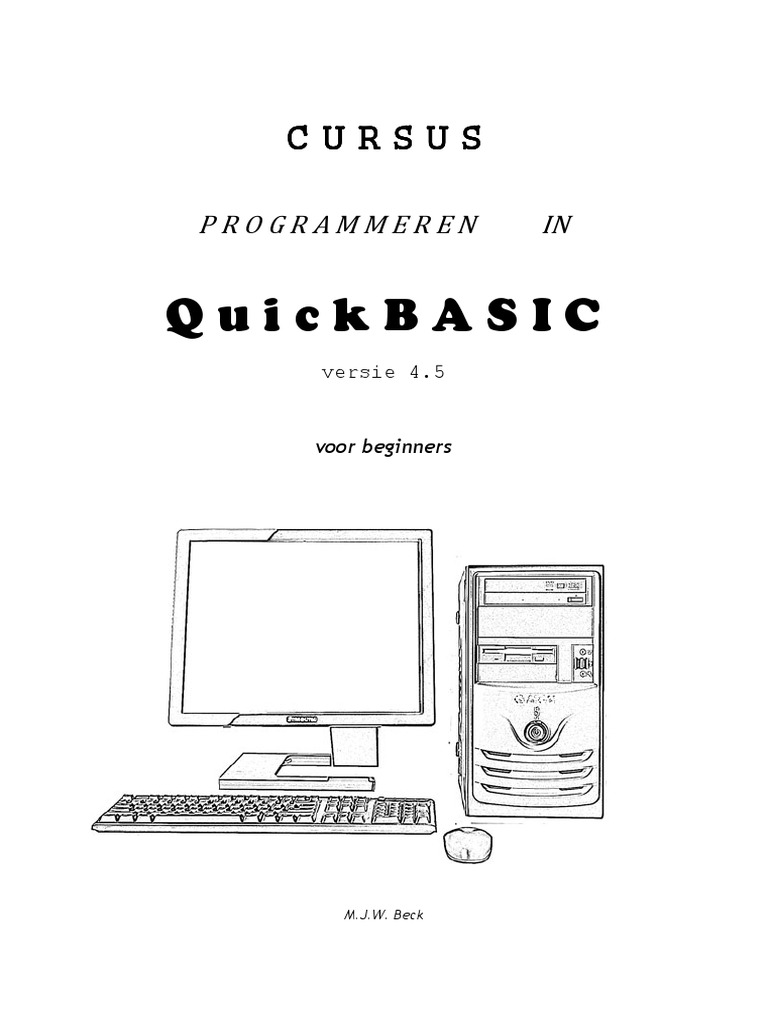 Cursus Programmeren in QuickBasic 4.5 | PDF