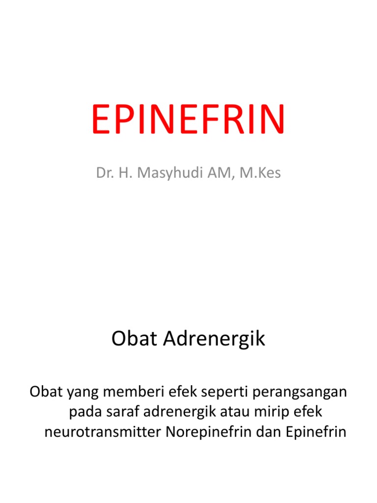 Epineprin | PDF