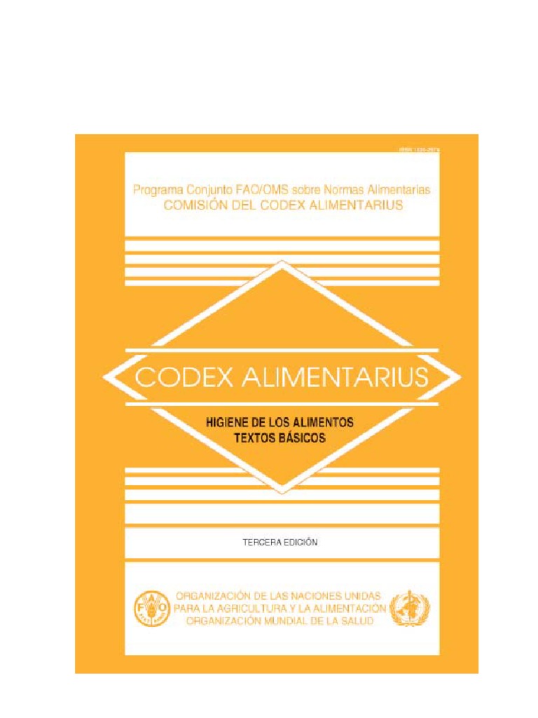 Higiene de Los Alimentos CODEX ALIMENTARIUS | PDF | Análisis de Riesgo ...