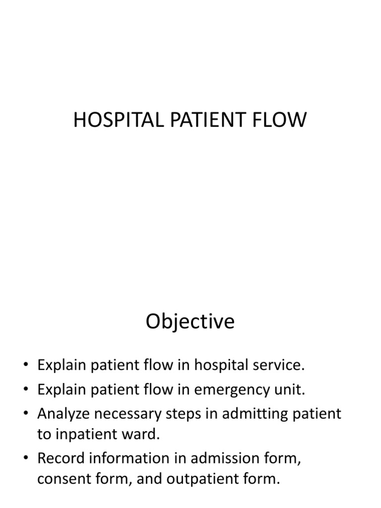 Hospital Patient Flow Explained | PDF