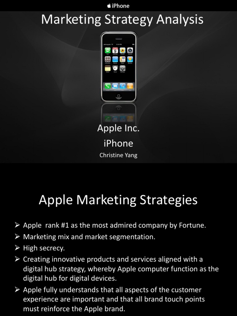 Apple Iphone Marketing Strategy Analysis | PDF | Apple Inc. | I Phone
