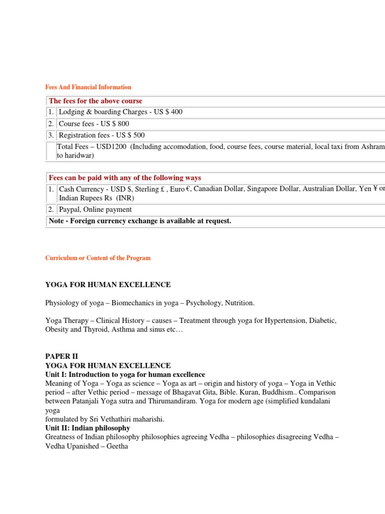 Yoga For Human Excellence | PDF | Yoga | Patanjali