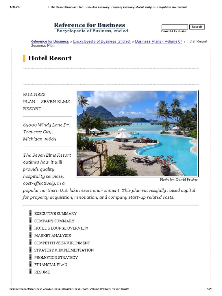 Hotel Resort: Reference For Business | PDF | Motel | Hotel