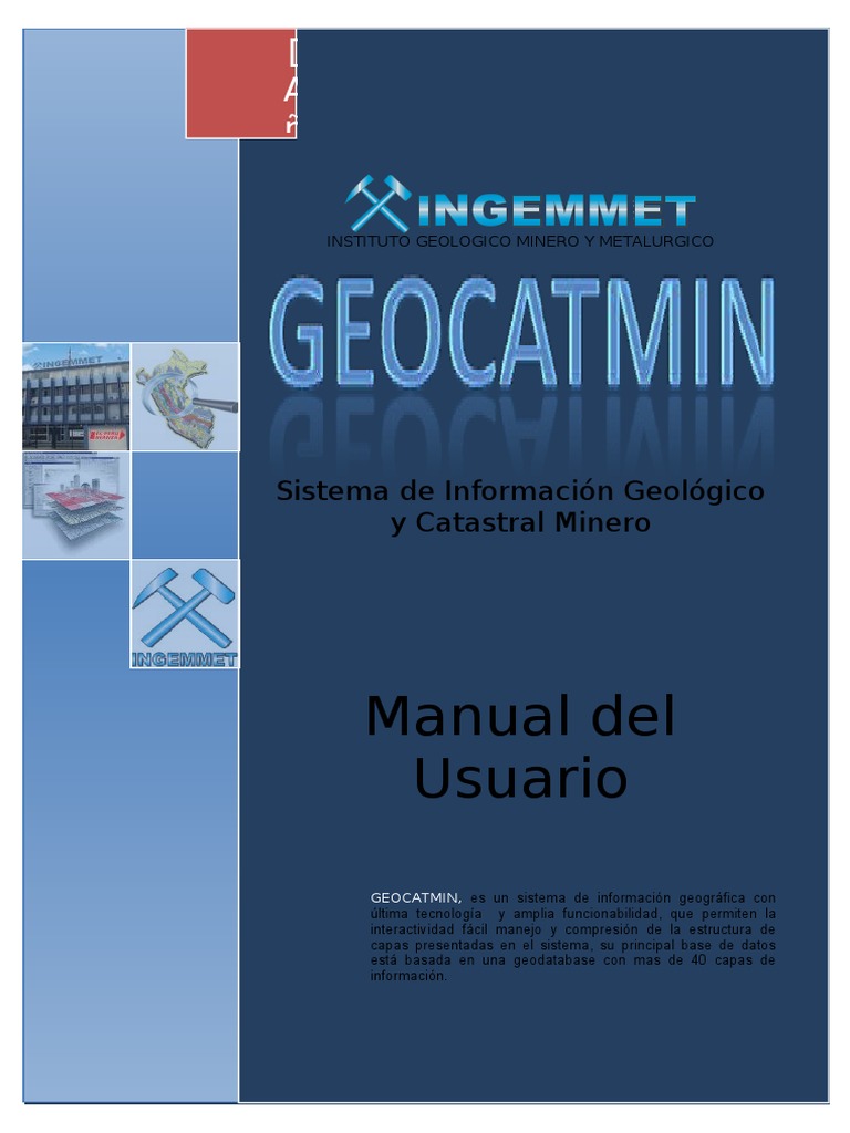 Manual de Usuario del Sistema GEOCATMIN | PDF | Comillas | Tecnología ...