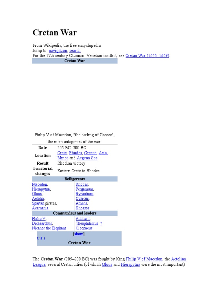 Navigation Search Cretan War (1645-1669) | PDF | Warfare | Military ...
