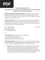 Example of A Deed-of-Guarantee | PDF | Leasehold Estate | Lease
