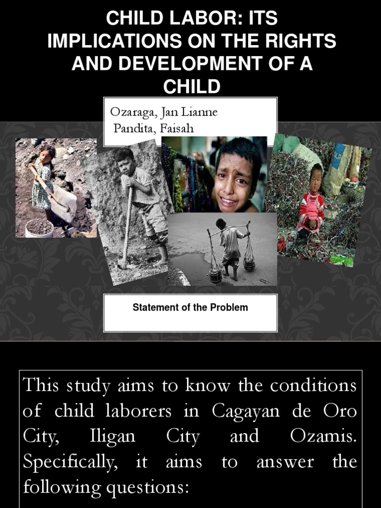 CHILD LABOR Presentation | PDF | Child Labour | Labour Economics