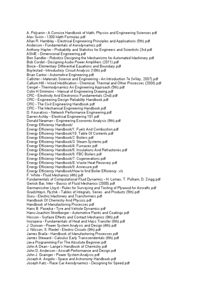 Engineering Books | PDF | Boiler | Engineering