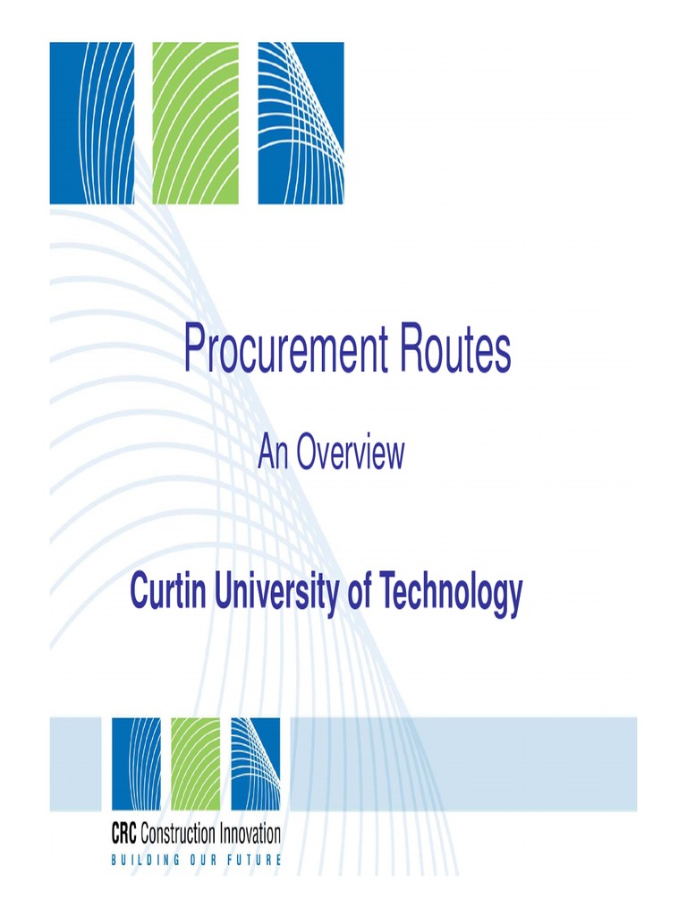 Procurement Routes Overview | General Contractor | Construction Management