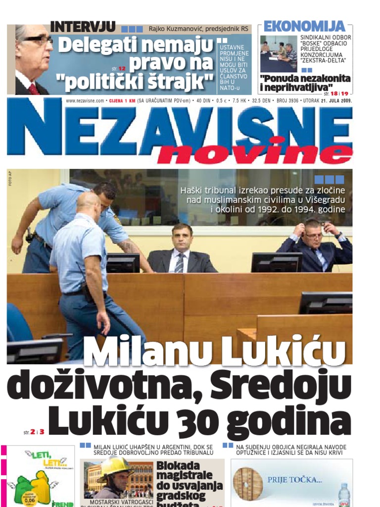 Nezavisne 090721 | PDF