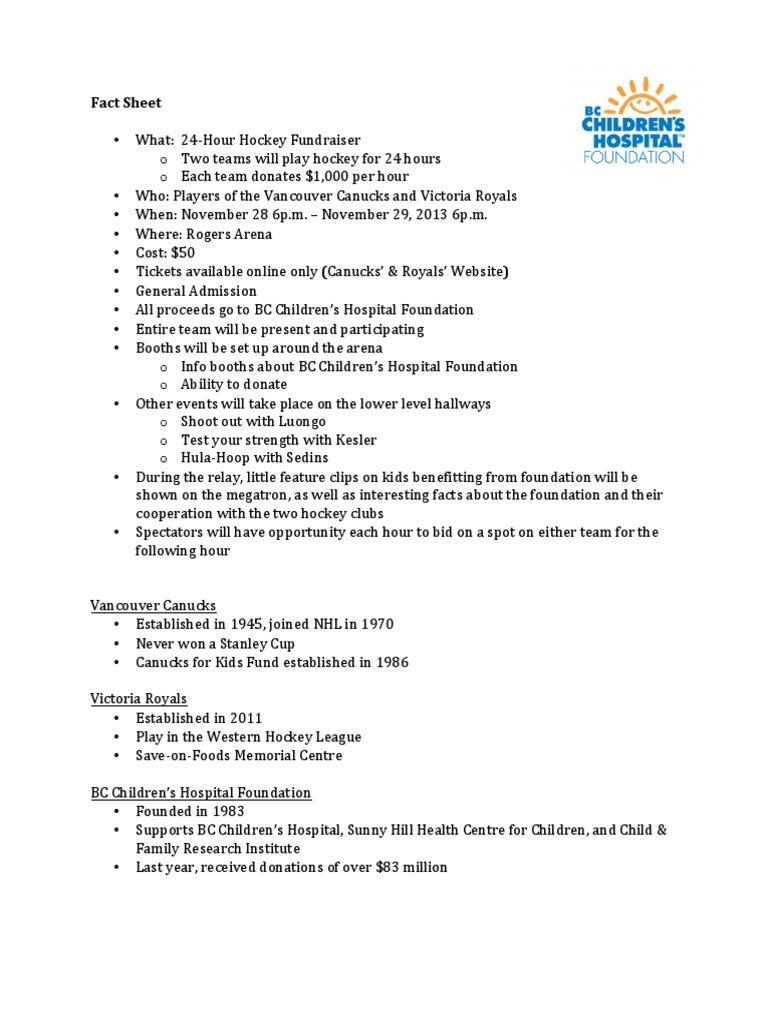 Factsheet | PDF | Sports & Recreation