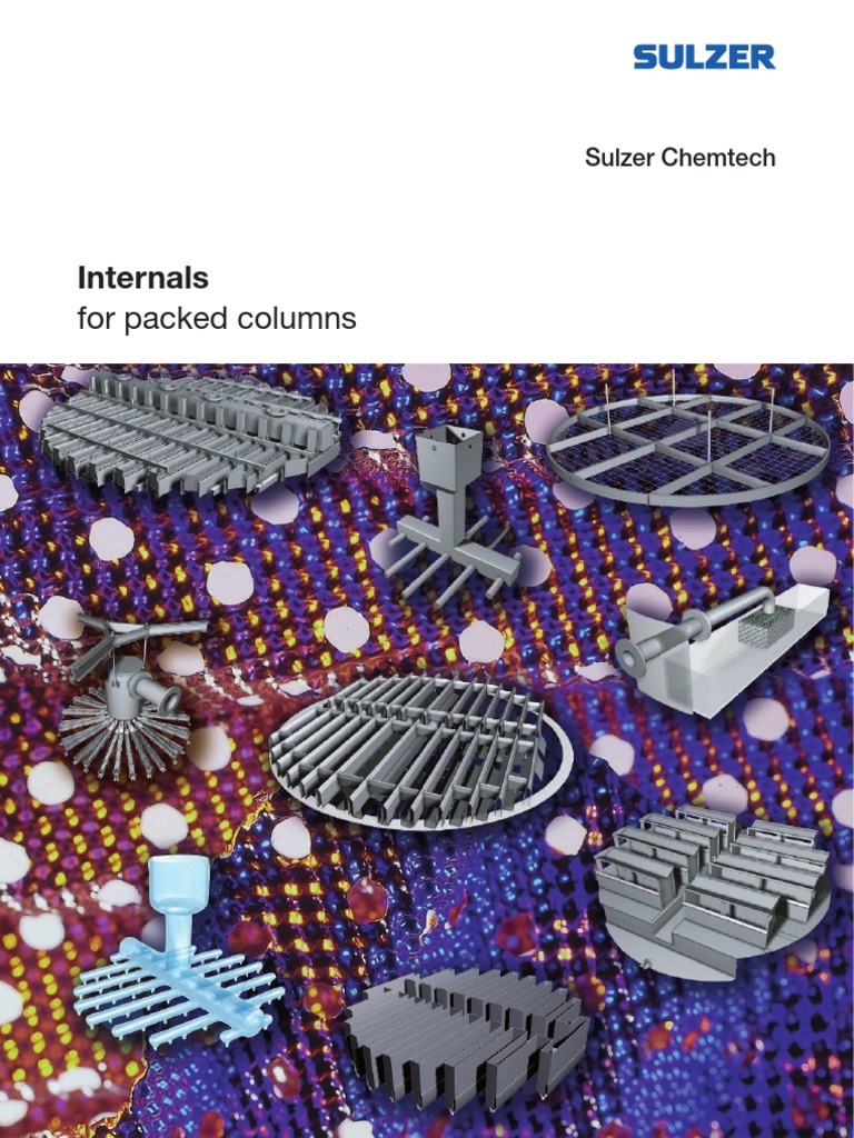 Sulzer Column Internals Overview | PDF | Distributor | Liquids