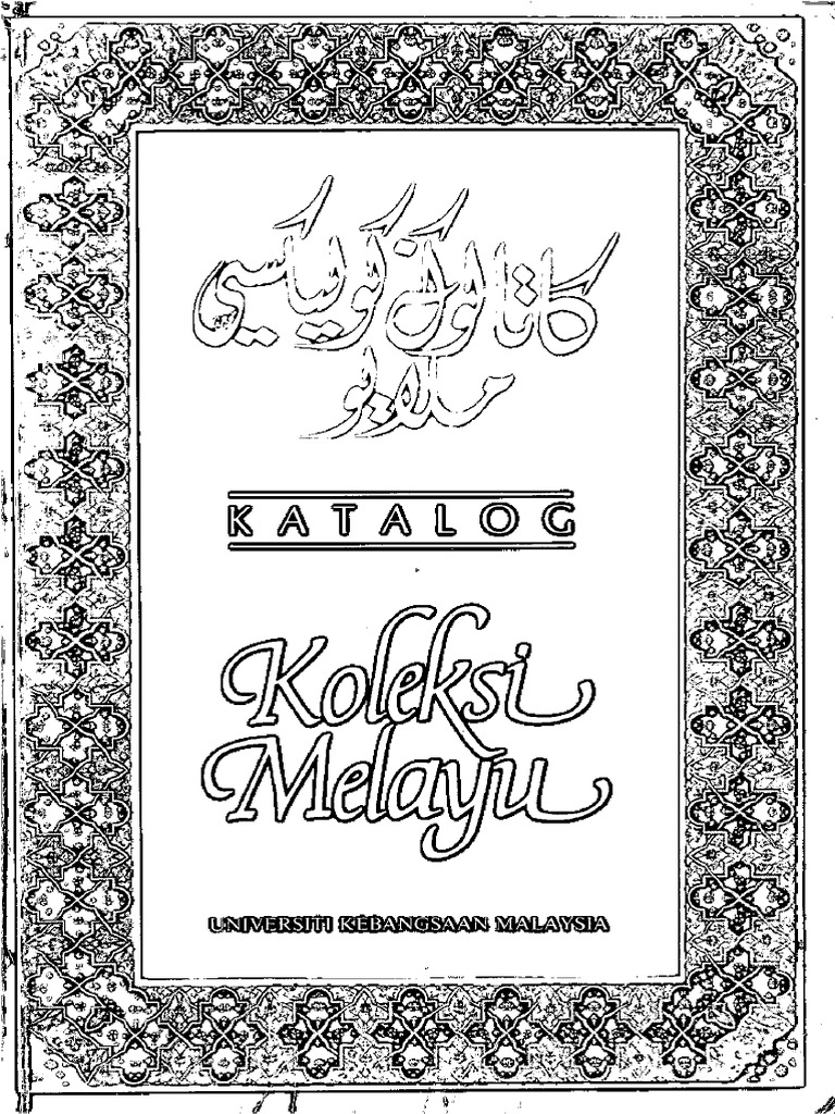 Katalog Koleksi Melayu | PDF