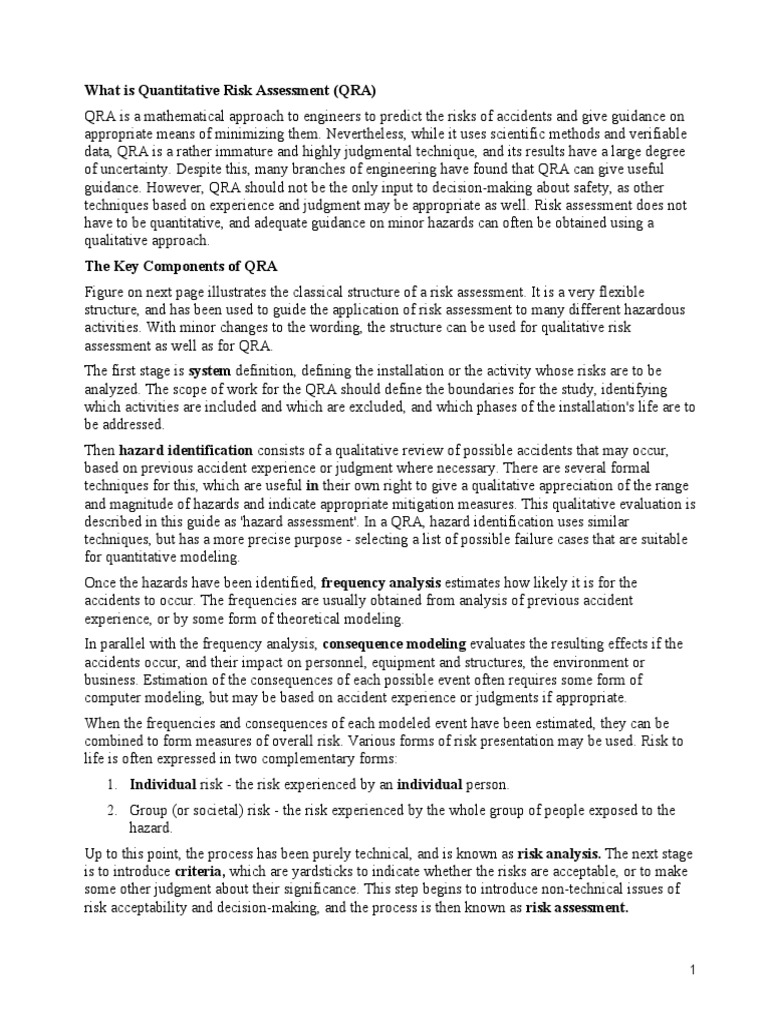 Qra | PDF | Risk | Risk Management