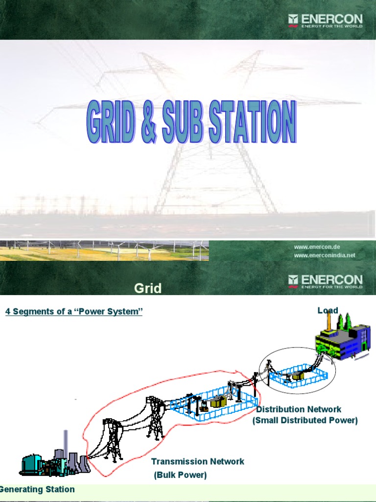 Grid & Sub Station | PDF | Electrical Grid | Electrical Substation