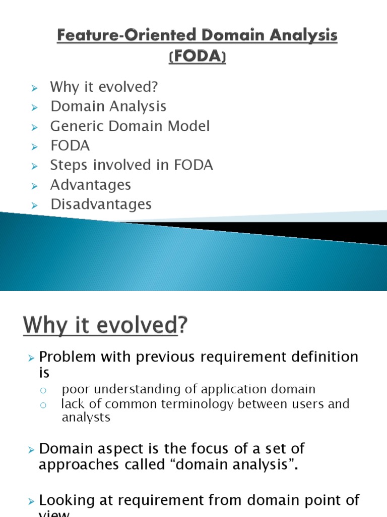 Feature Oriented Domain Analysis | PDF | Conceptual Model | Information Technology