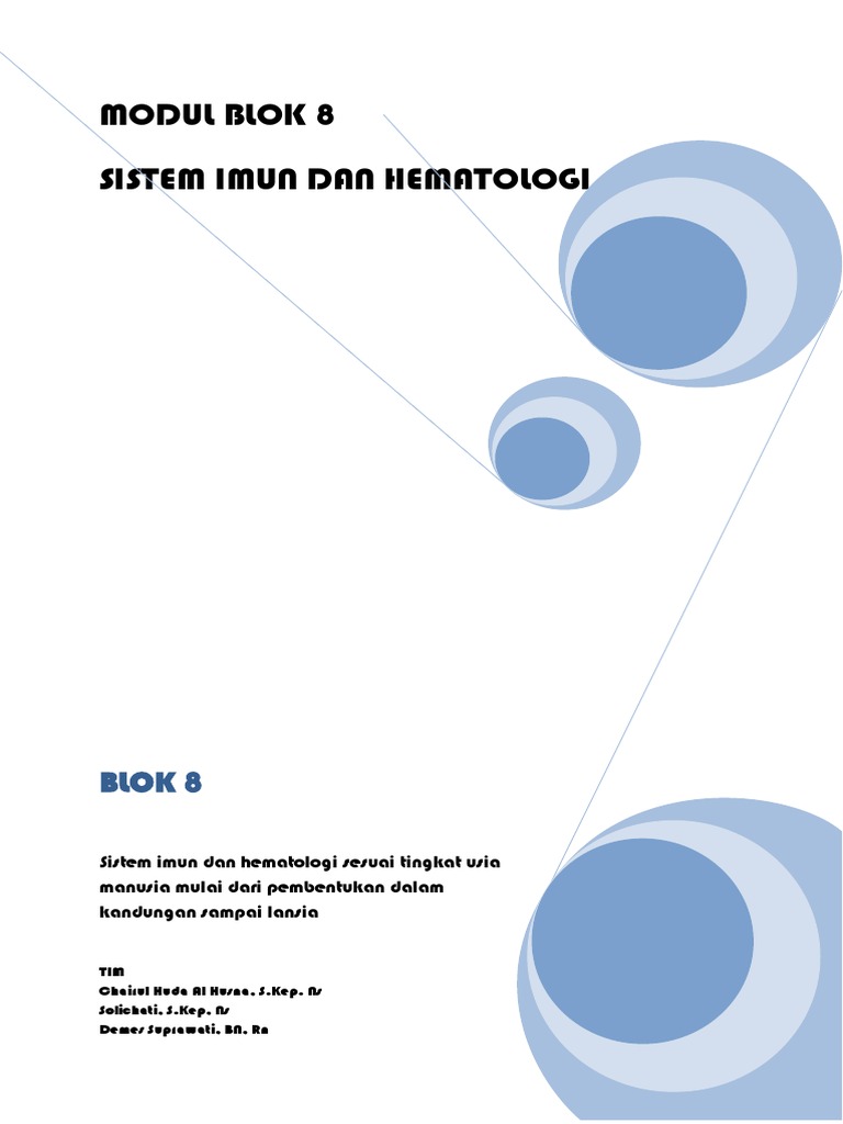 Modul Blok Imun Dan Hematologi Revisi 211013 | PDF