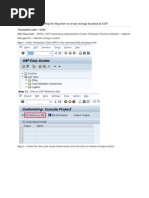 Create Storage Location in SAP OX09 | PDF