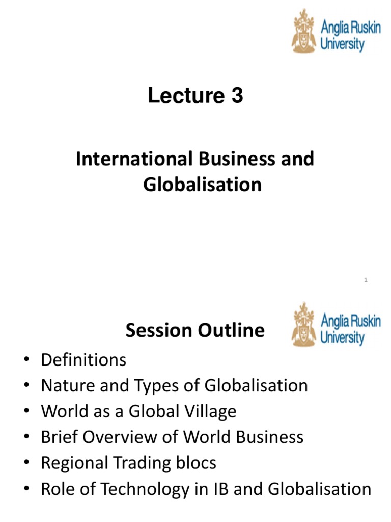 International Business and Globalisation | PDF | International Business ...