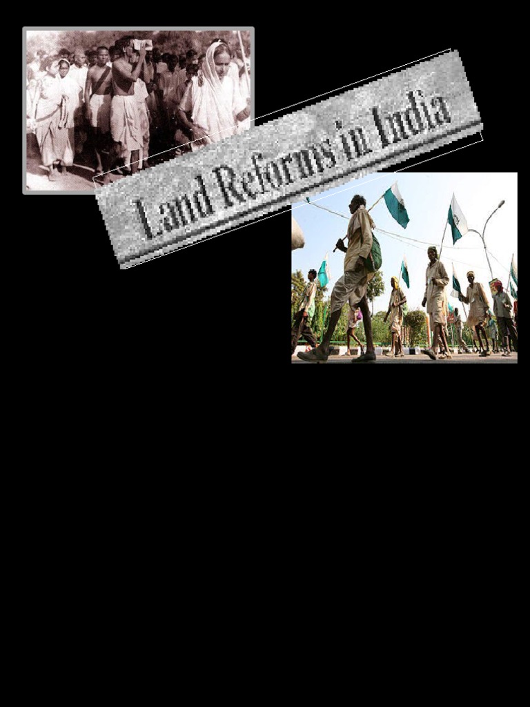 Land Reforms and Tenure Systems in India | PDF | Social Science