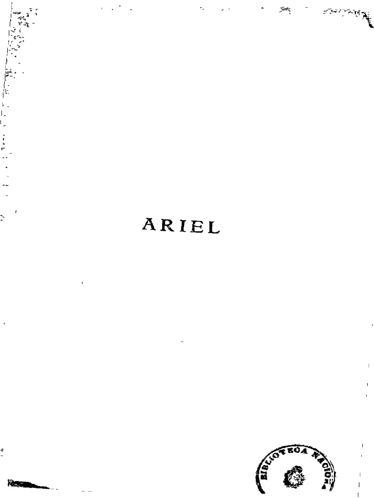 Ariel. Jose Enrique Rodó | PDF
