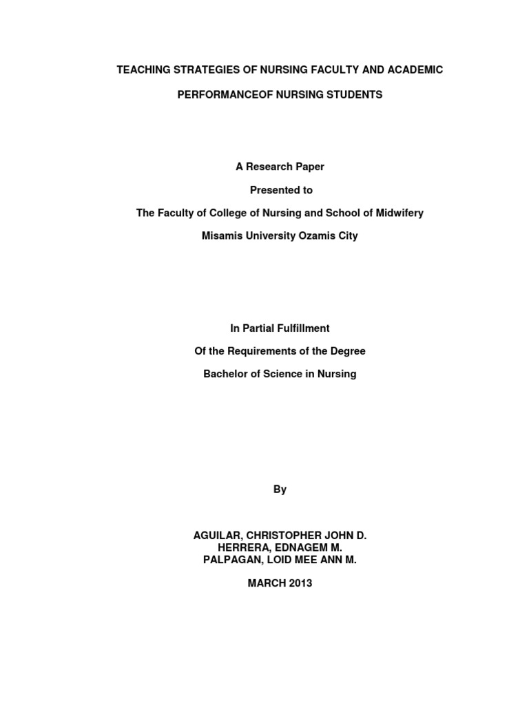 Research For Teaching Strategies | PDF | Lecture | Teachers