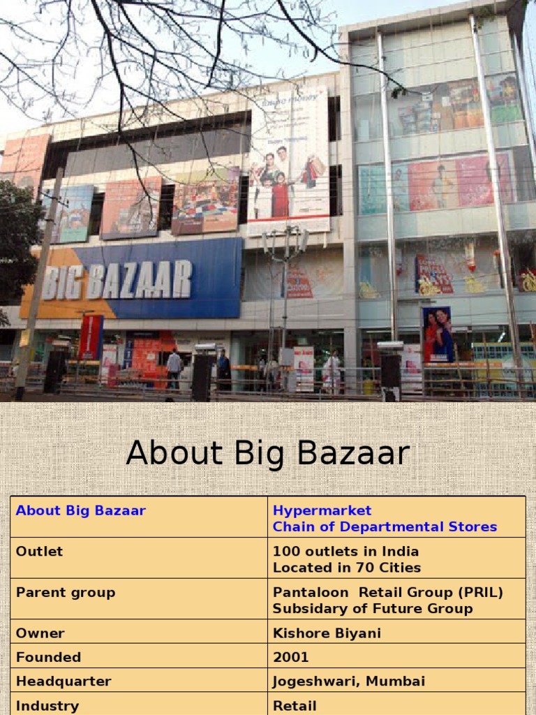 Big Bazaar | PDF | Foreign Direct Investment | Retail