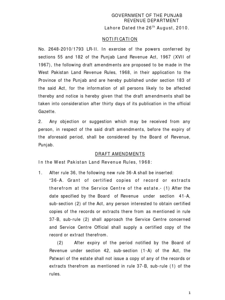 Amendment LR Rules | Power Of Attorney | Identity Document