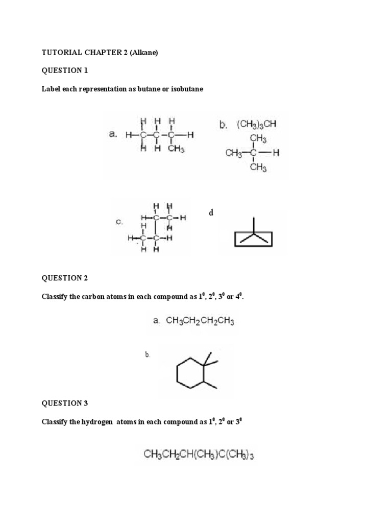Question TUTORIAL Chapter 2 | PDF