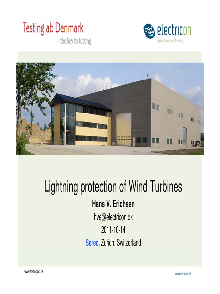 6 - Lightning Protection of Wind Turbines - ERICHSEN | PDF | Lightning ...
