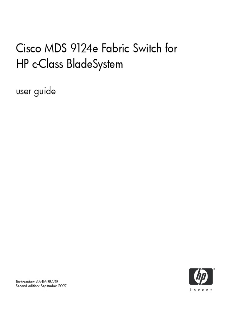 HP Cisco Mds 9513 Director Switch | PDF