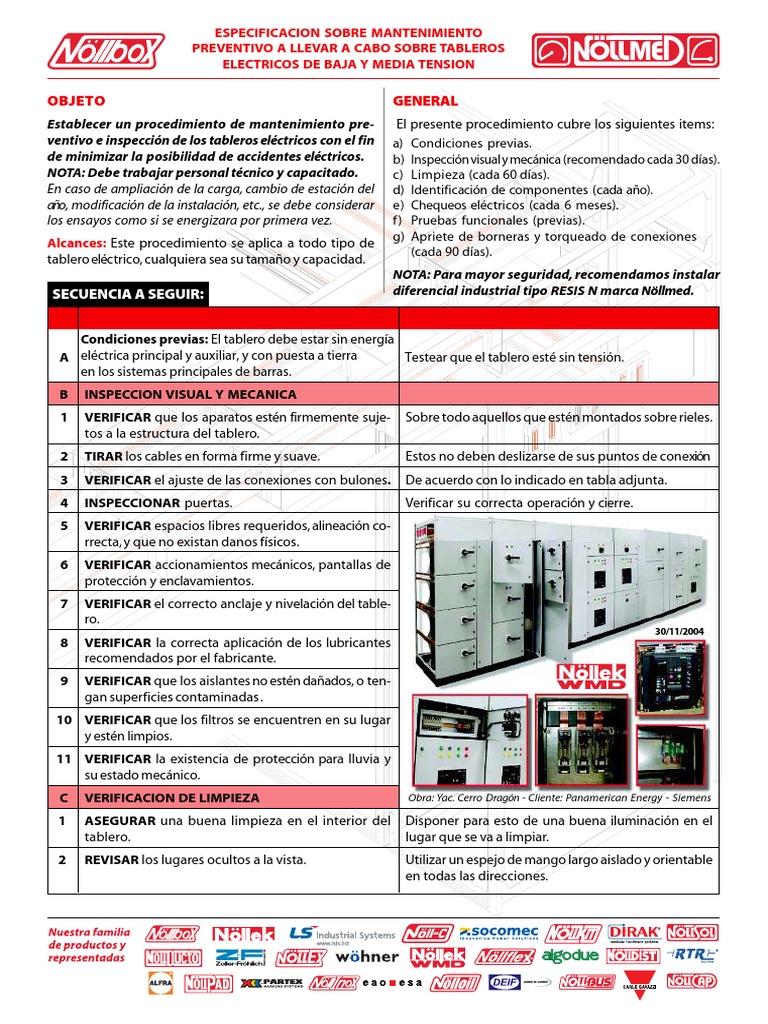 Inspeccion de Tableros Electricos