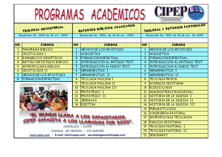 Pensum Cipep 2013 | PDF