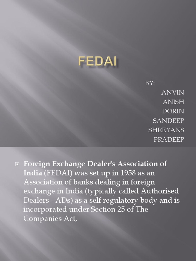 FEDAI Rules and Operations | PDF | Foreign Exchange Market | Reserve Bank Of India
