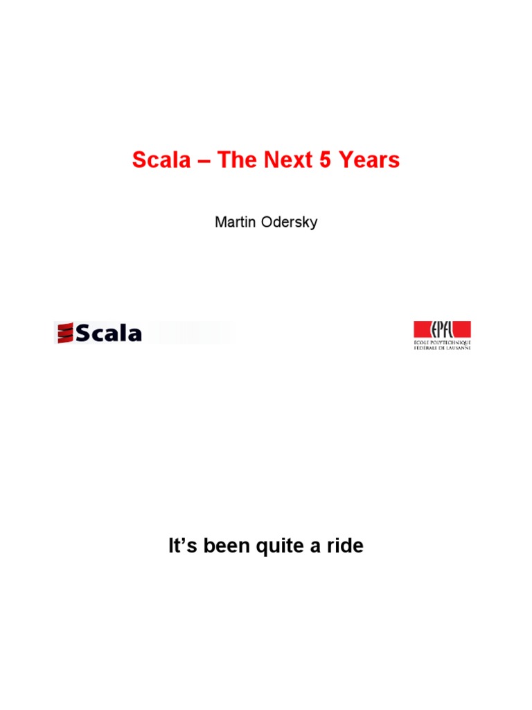 Scala Lift Off 2009 | PDF | Scala (Programming Language) | Parameter (Computer Programming)
