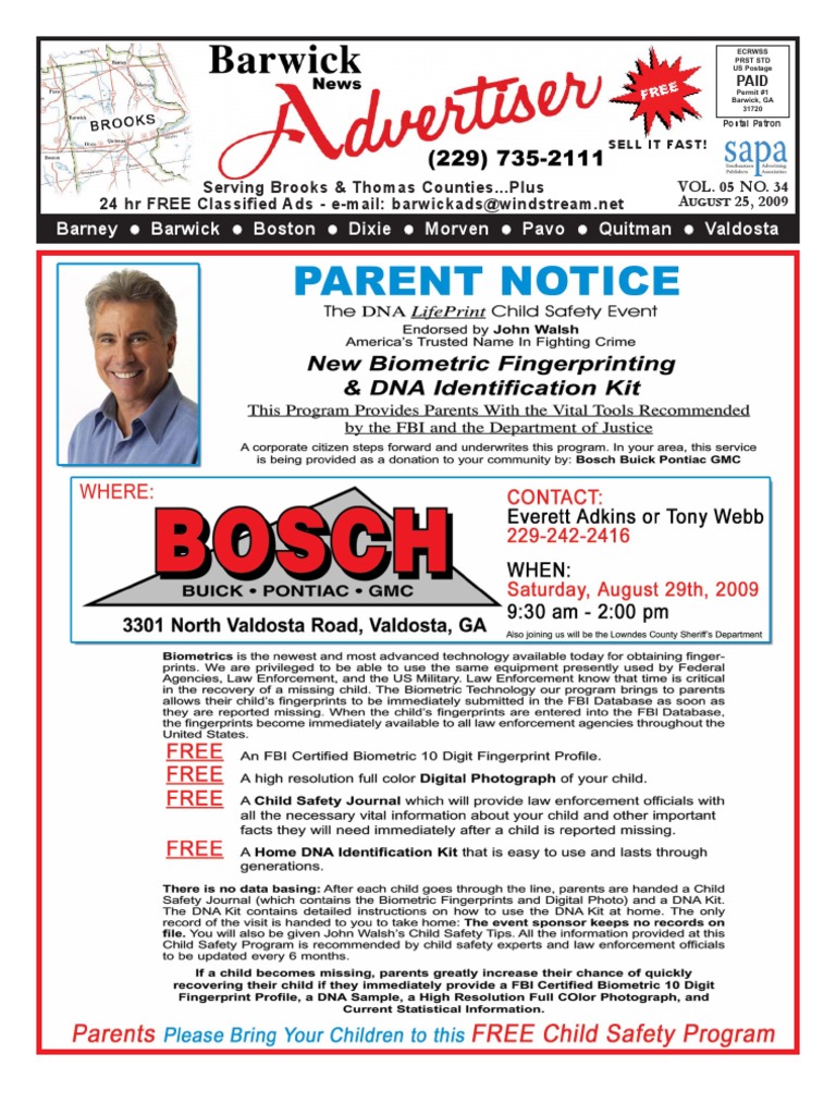 Barney Barwick Boston Dixie Morven Pavo Quitman Valdosta | PDF ...