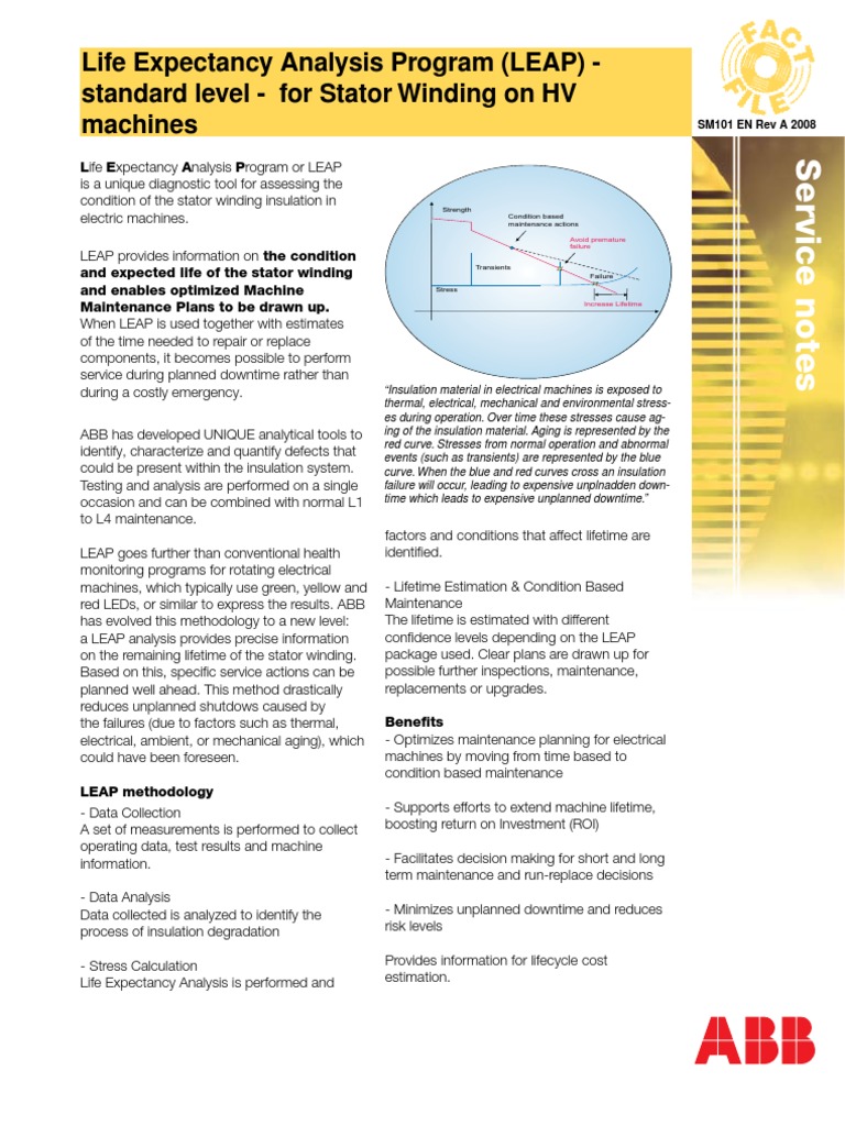SM101 Life Expectancy Analysis Program (LEAP) Rev A | PDF | Nature | Business