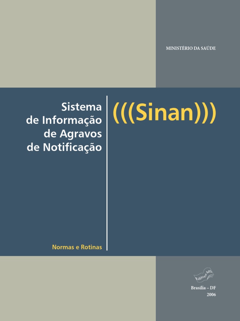 Manual Sinan | PDF | Epidemiologia | Tuberculose