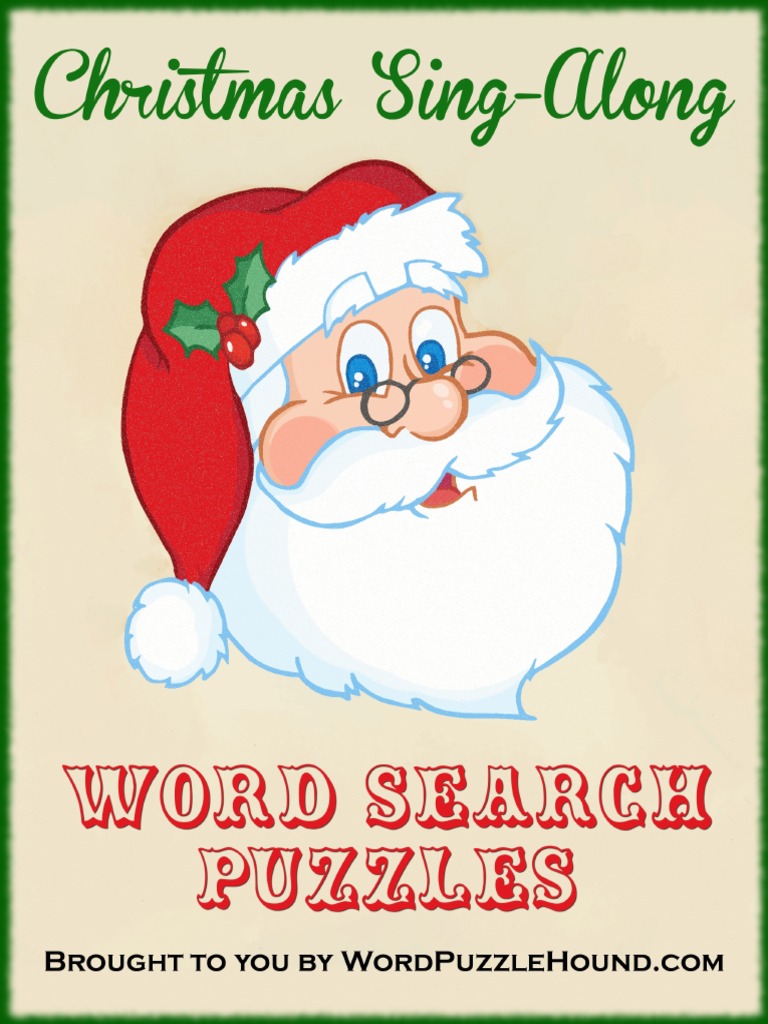 Christmas Songs Word Search Puzzles | PDF | Christmas Traditions ...