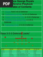 Installing The 3-3-5 Defense at The HS Level by David Brown | PDF