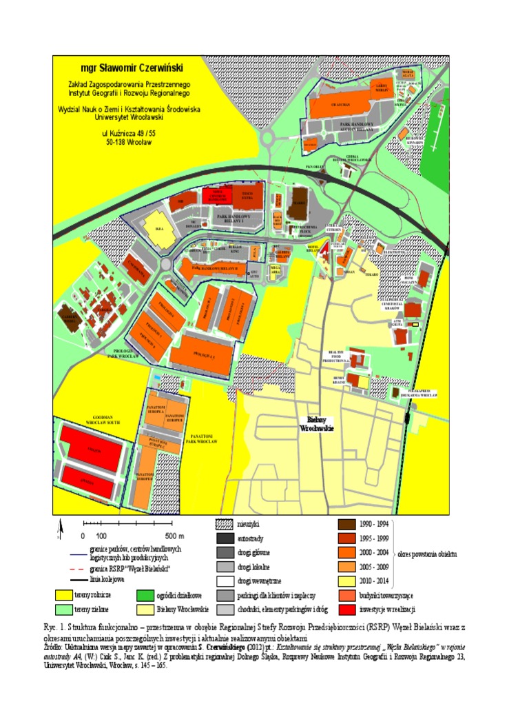 Mapa Bielany Wrocławskie 1 | PDF