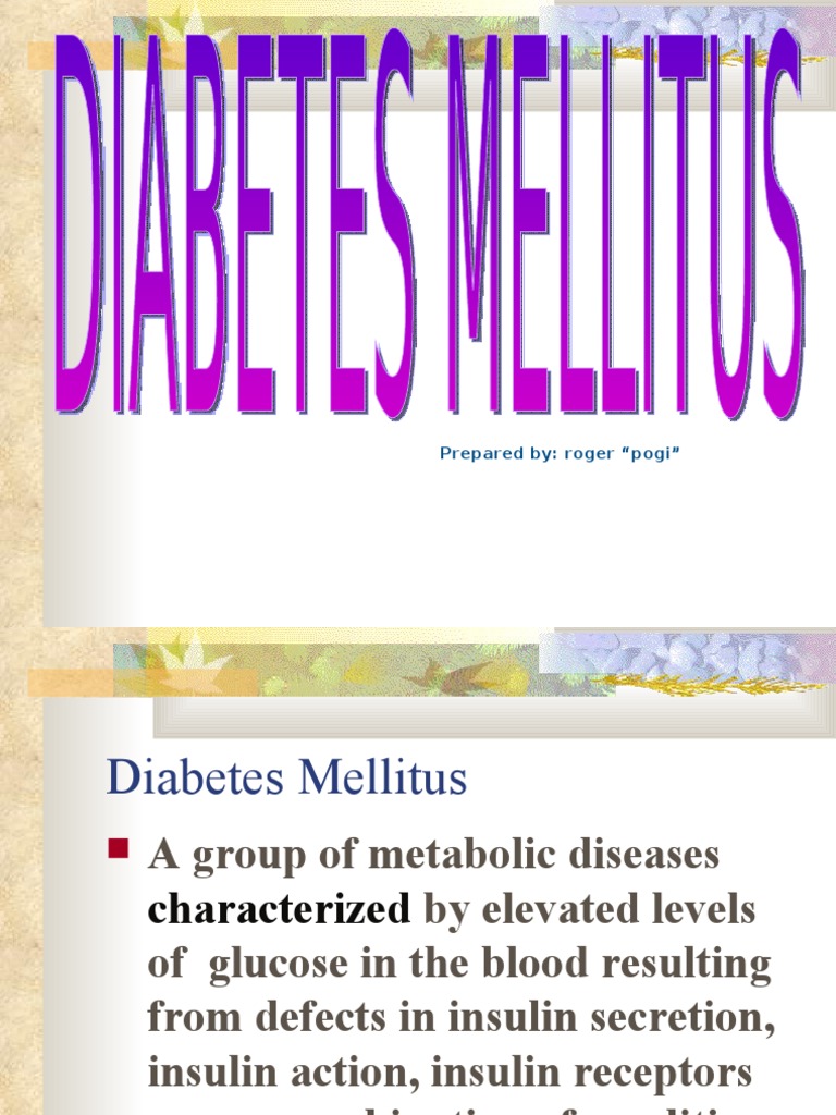 Diabetes Mellitus | PDF | Diabetes Mellitus | Hypoglycemia